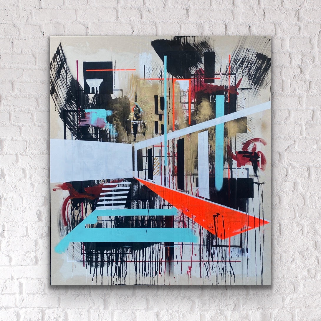 Jackson Square Large Abstract Original Painting Fine Art Tania LaCaria ...