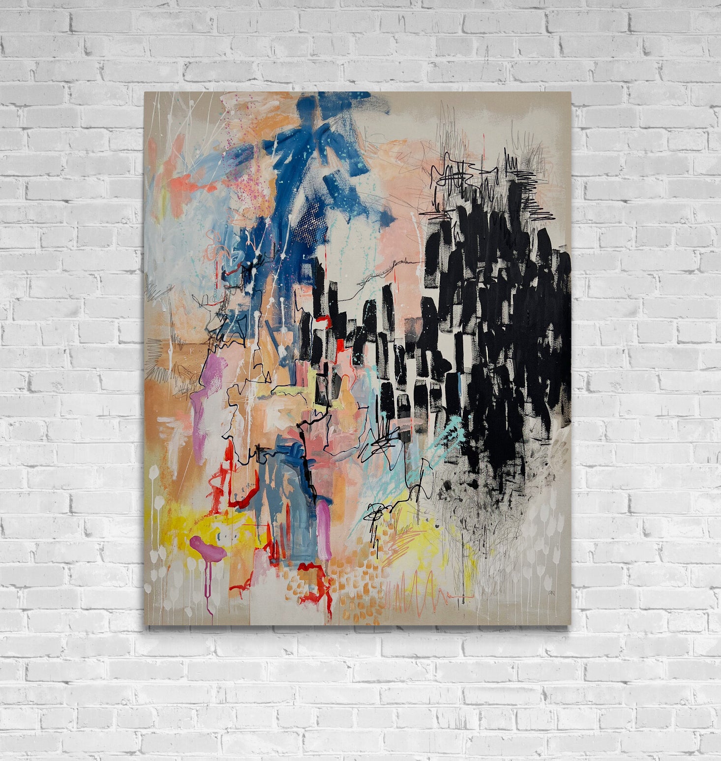 Audacity Large Abstract Painting Fine Art Tania LaCaria ...