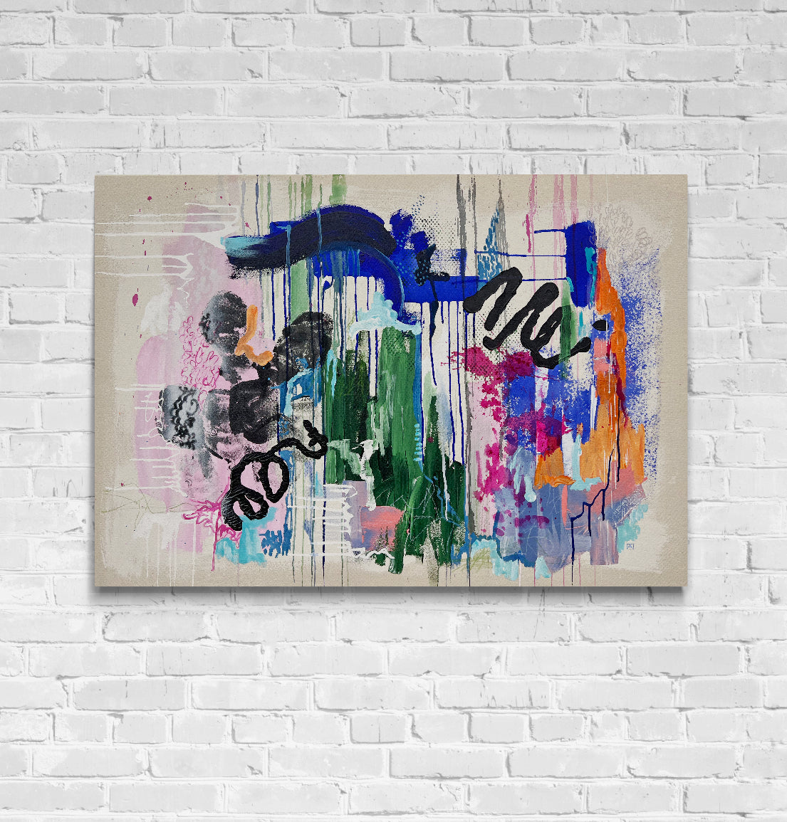 Oil Spill Large Abstract Painting Fine Art Tania LaCaria ...