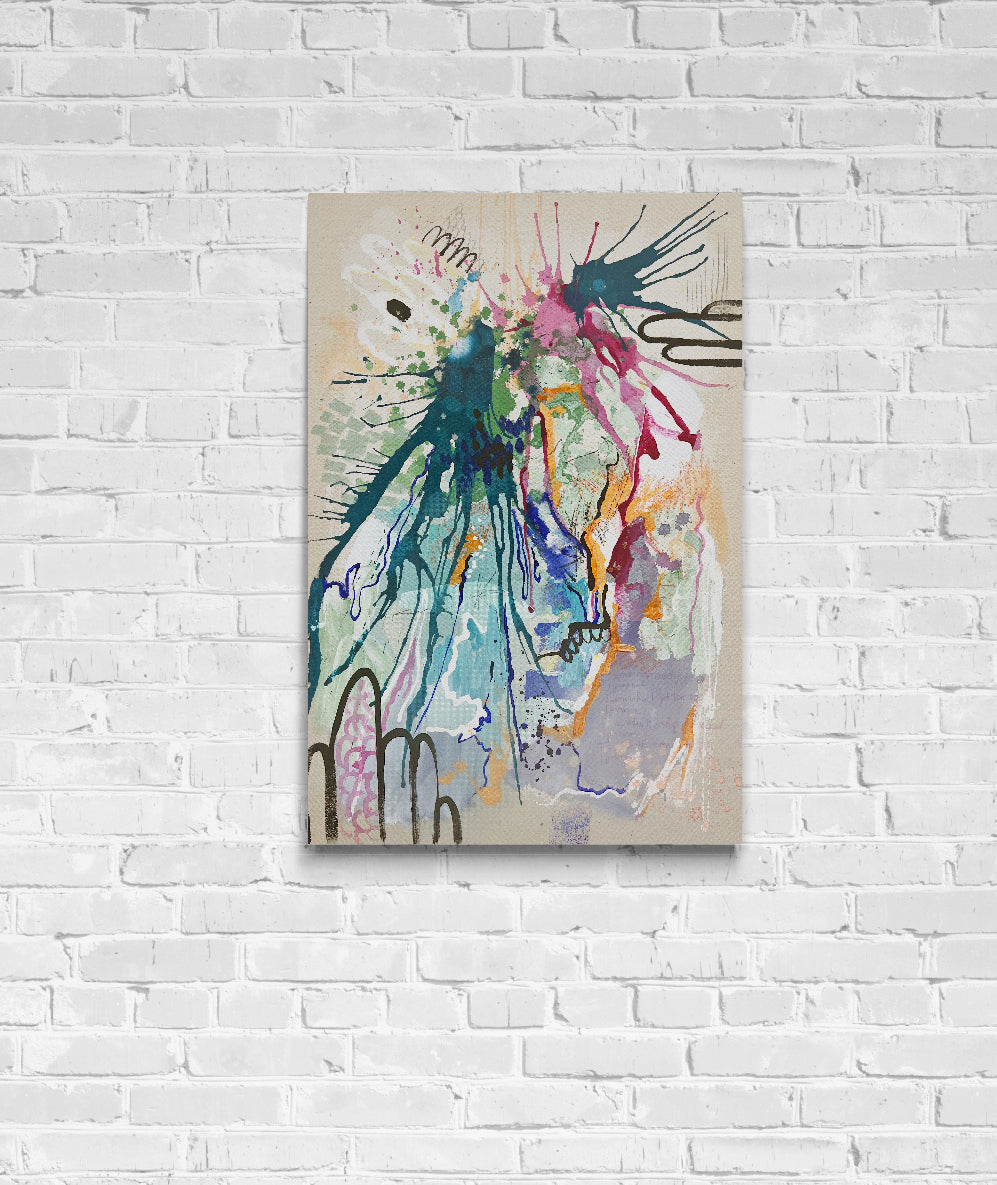 The Other Side Large Abstract Painting Fine Art Tania LaCaria ...